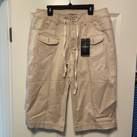Flamingals | Shorts | Tan Cargo Shorts With Relaxed Fit And Versatile ...
